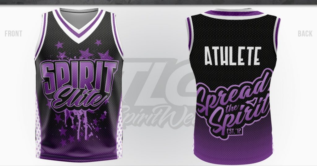 Custom Basketball Singlet – Spirit Elite Allstars – TLC Spirit Wear