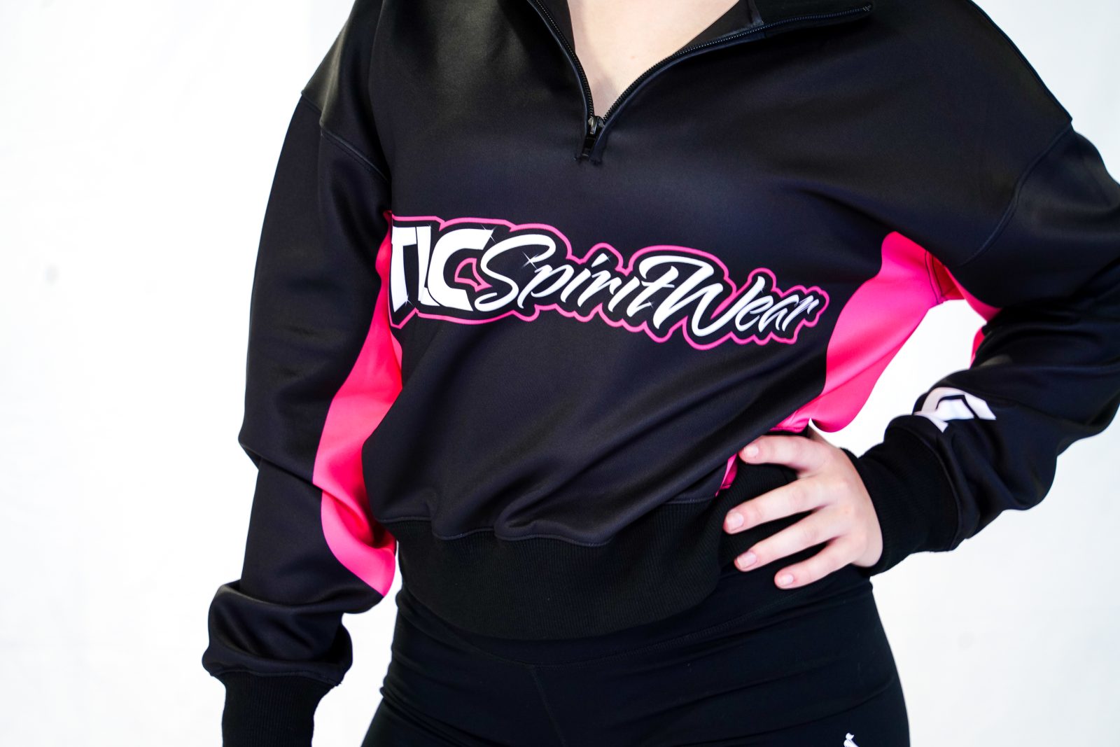 Sublimation Jumper – Half Zip Crop – TLC Spirit Wear