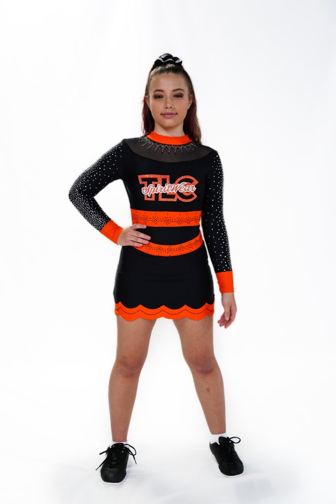 Lycra Uniform ORANGE POP – TLC Spirit Wear