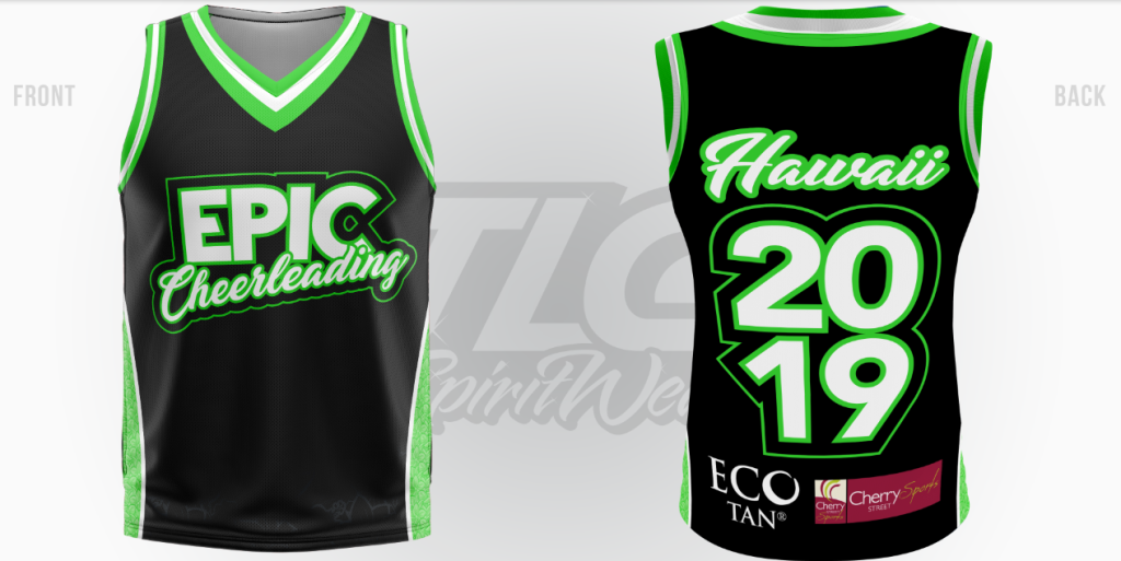 Custom Basketball Singlet – EPIC – TLC Spirit Wear