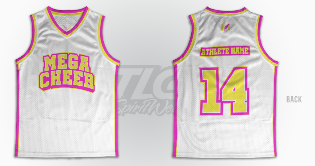 Custom Basketball Singlet – Mega Cheer – TLC Spirit Wear