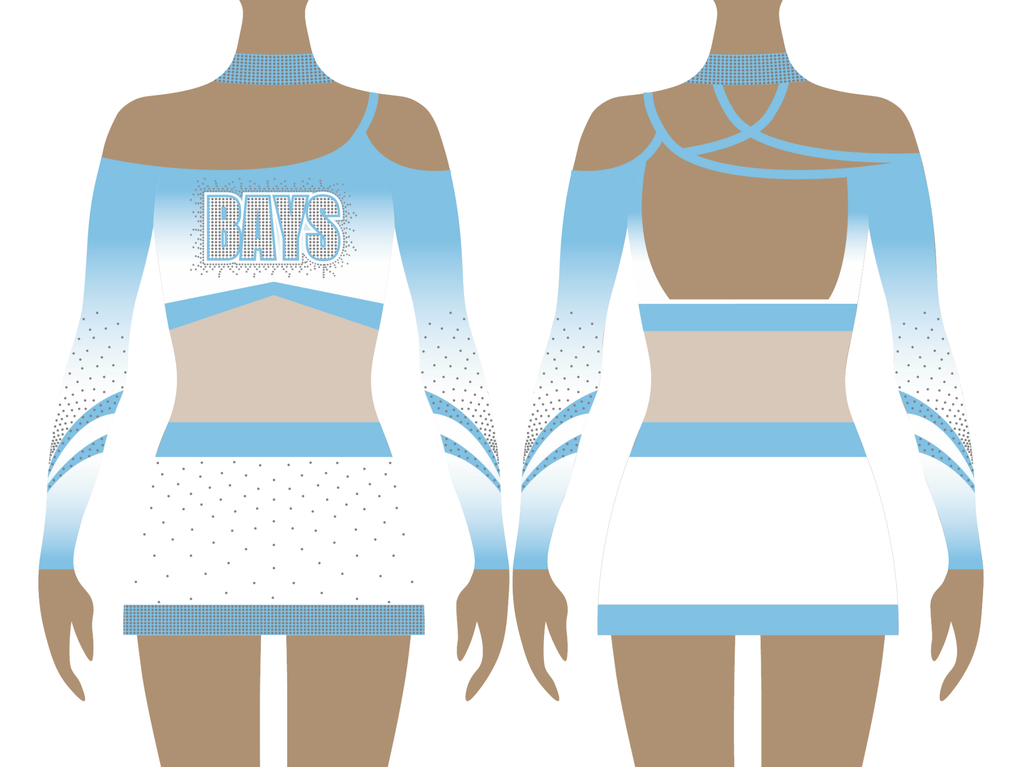 Sublimation Uniform Design – Bays All Stars – TLC Spirit Wear